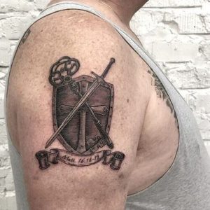 Shield Tattoo Meaning: Symbolism and Design Ideas